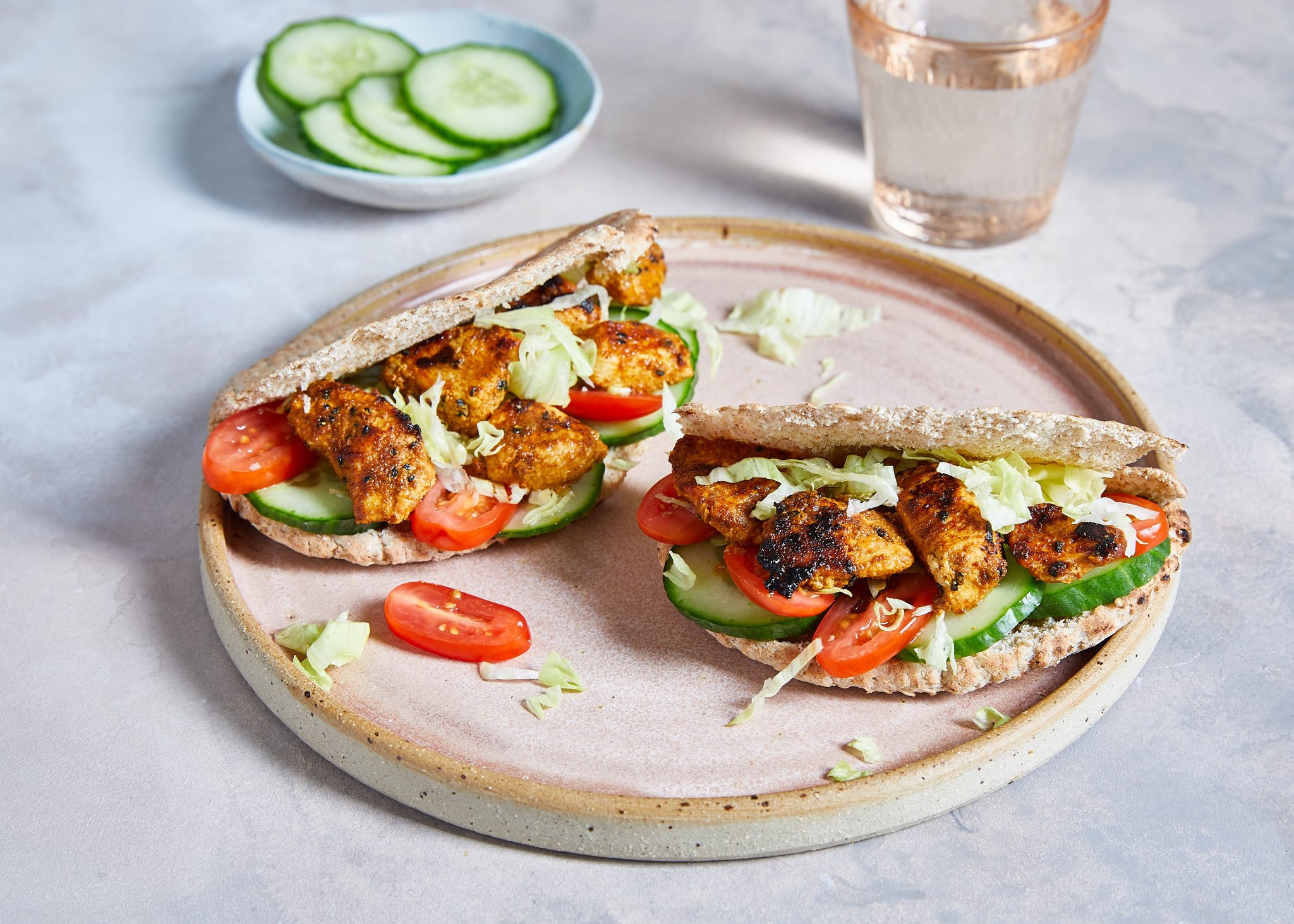 Chicken Tikka Pitta Pockets - The Food Doctor - Your Gut Health Friend!